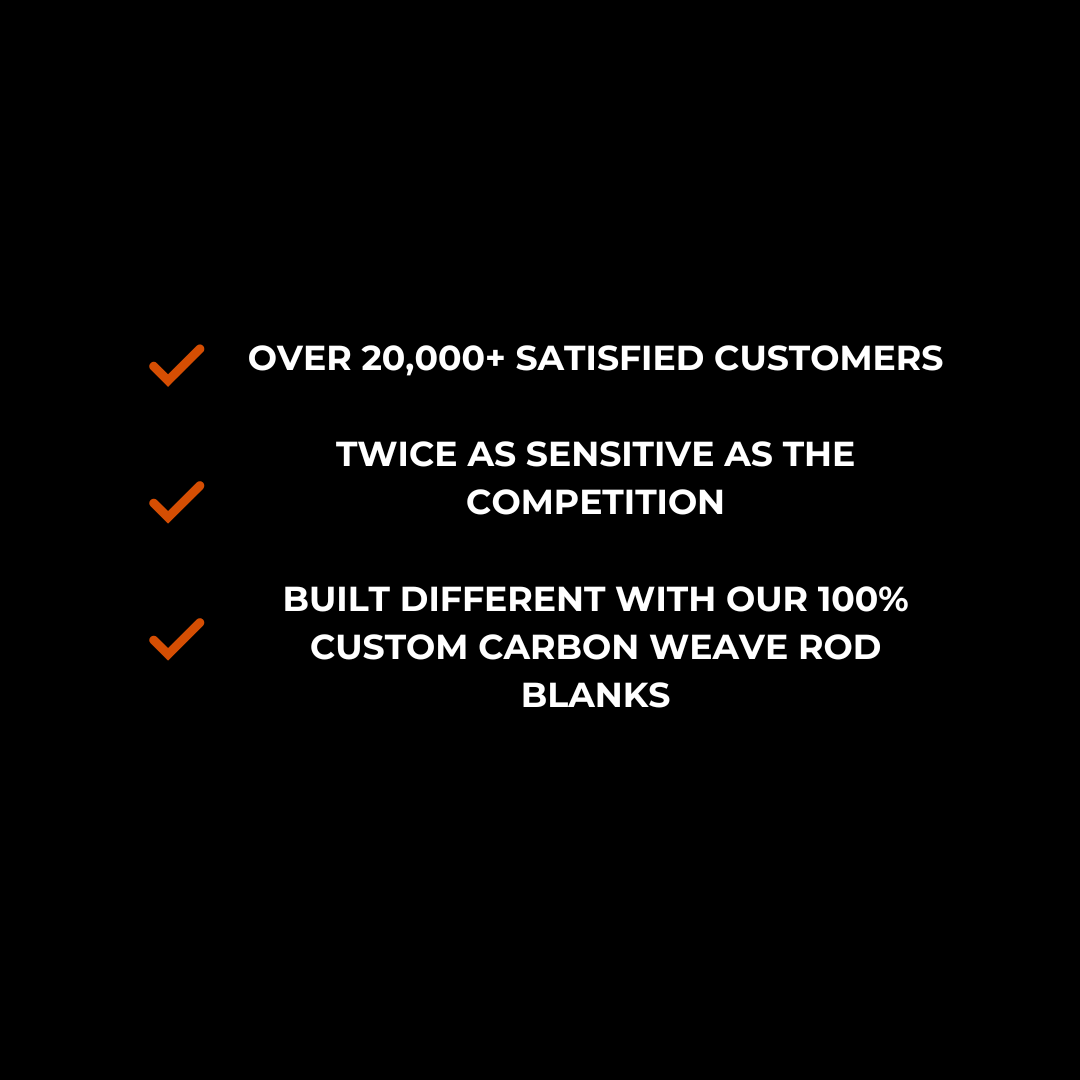 Trika Carbon Fiber Performance Fishing Rods